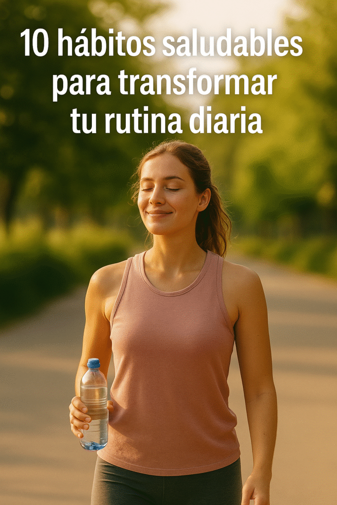 10 hábitos saludables para transformar tu rutina diaria – Natuela